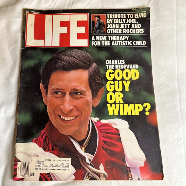LIFE MAGAZINE SEPTEMBER 1987 Prince Charles Billy Joel Autism £6.63 ...