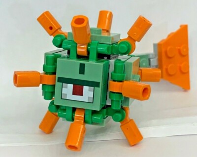 LEGO MINECRAFT GUARDIAN Brick built mini figure Minecraft set-21136 ...