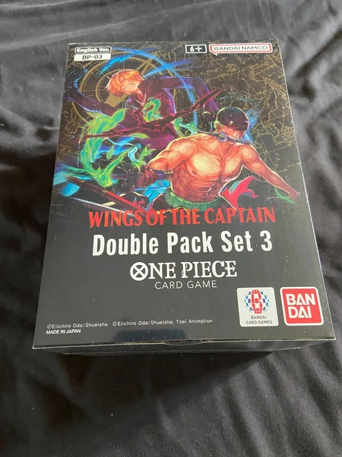 ONE PIECE CARD Game Wings of the Captain DP-03 Double Pack x 8 Sealed ...