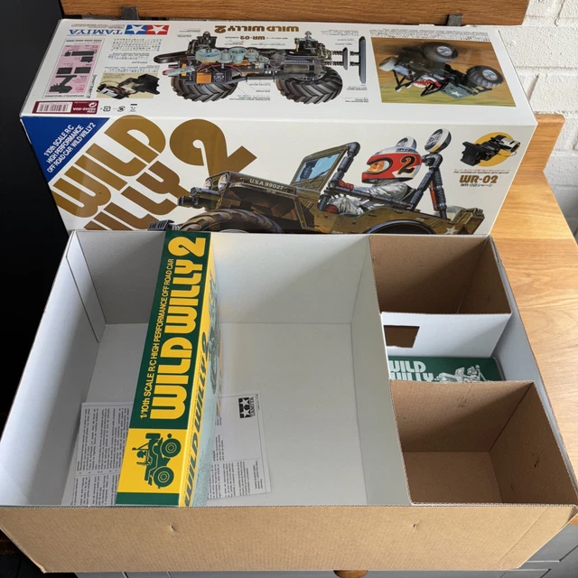 TAMIYA WILD WILLY 2 1/10th Scale RC Car EMPTY BOX RARE £15.00 - PicClick UK