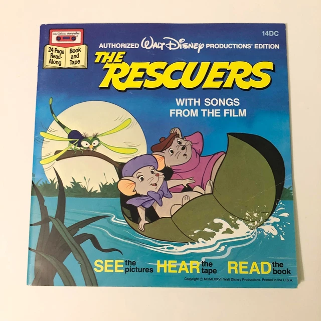 VINTAGE 1977 THE Rescuers Walt Disneys Storyteller Book only NO Tape ...