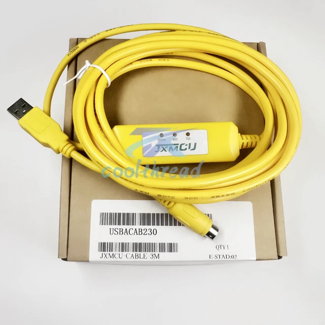 USBACAB230 DELTA PLC Programming Cable NEWB TO RS232 Adapter For USB ...