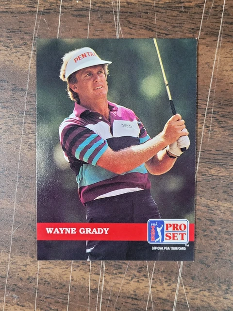 1991 PRO SET PGA Wayne Grady Golf Player Collectible Sports Card #57 $1 ...