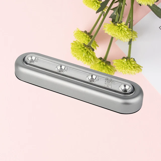 4 LED TOUCH Control Touch Tap Light Battery Cupboard Lights With Pads ...