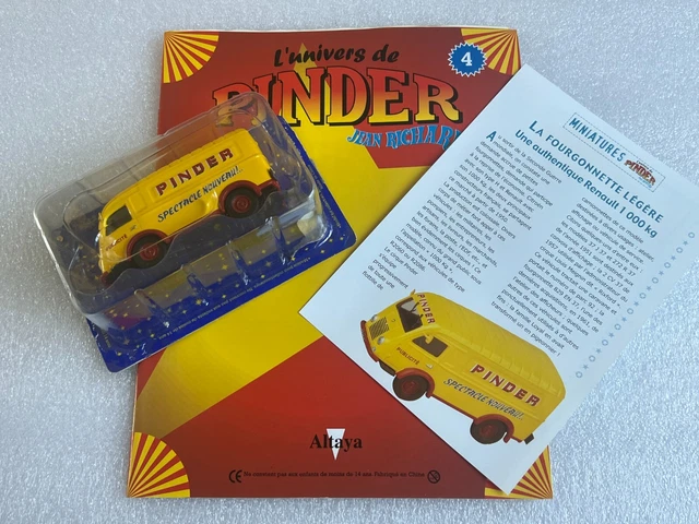 ALTAYA PINDER JEAN Richard n°4 Renault 1000kg Fourgonnette légère 1/43 ...