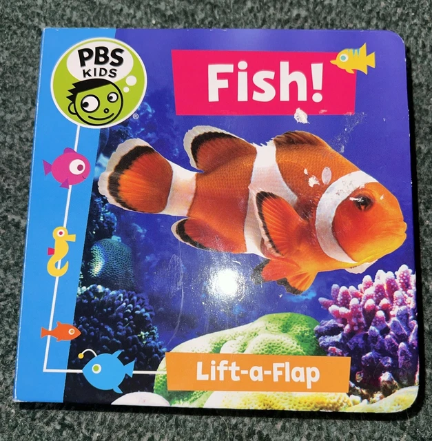 FISH! A PBS Kids Lift-a-Flap Board Book for Babies and Toddlers, Ages 1 ...