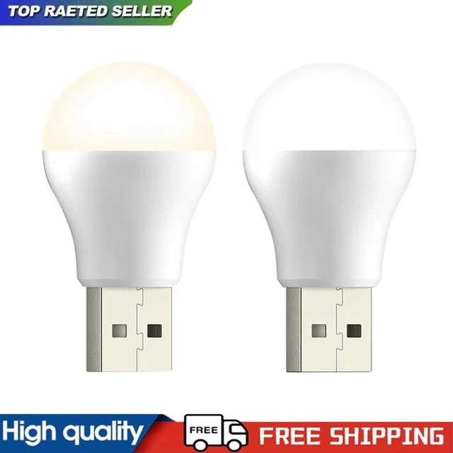 USB PLUG LAMP 6500K Mini LED Reading Light Eye Protection Light for ...