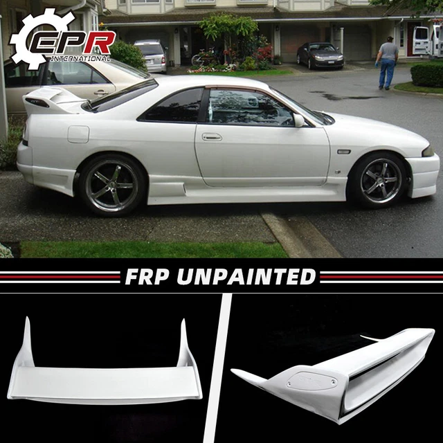 FOR NISSAN SKYLINE R33 GTR OEM FRP Rear Spoiler Wing Lip Extension ...