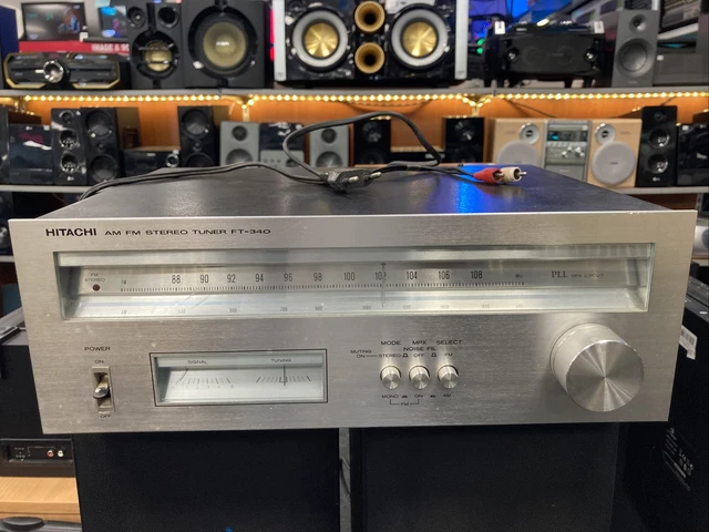 HITACHI FT-340 TUNER Stereo AM FM EUR 79,00 - PicClick FR