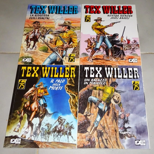 LOTTO 4 NUMERI Tex Willer - n. 59, 60, 61, 62 - Bonelli 2023 EUR 12,00 ...