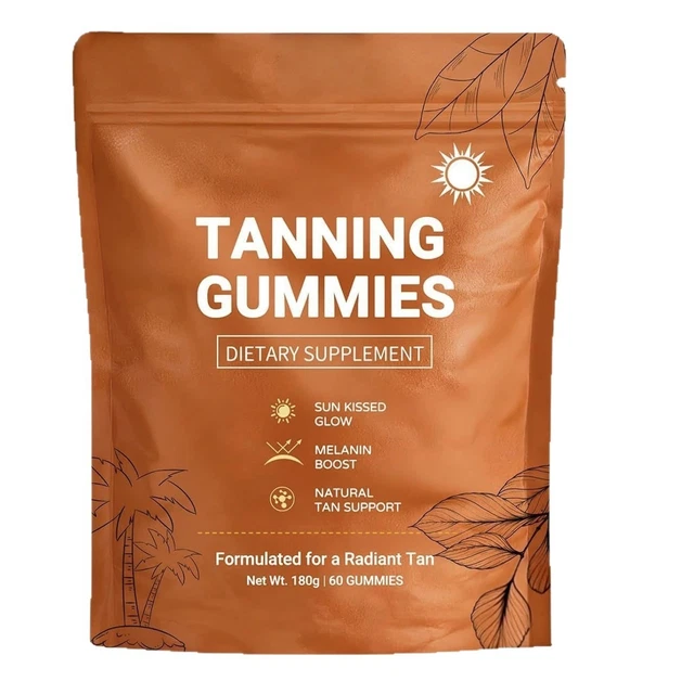 60X DAILY TANNING Gummies Vitamin Blackening Gummies - Enhance Skin ...