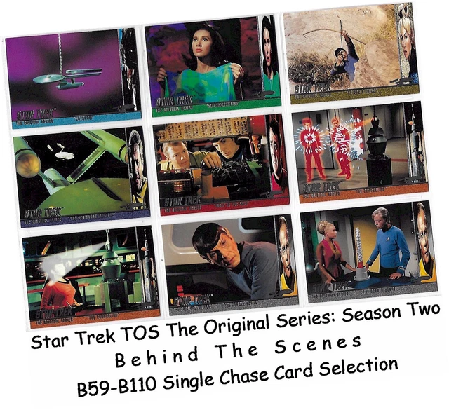 STAR TREK TOS Série Originale Saison 2 Coulisses Sélection De Cartes ...