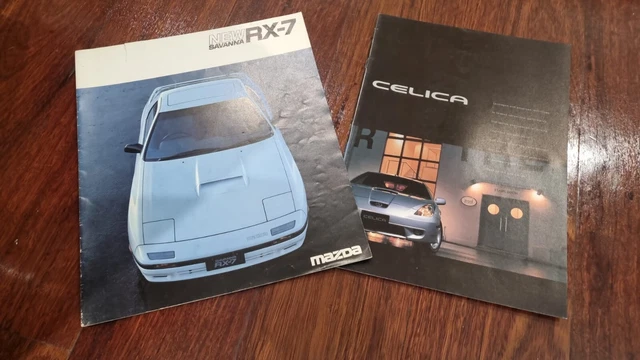 RARE JDM TOYOTA Celica & Mazda RX-7 FC Brochure Pack $70.00 - PicClick AU