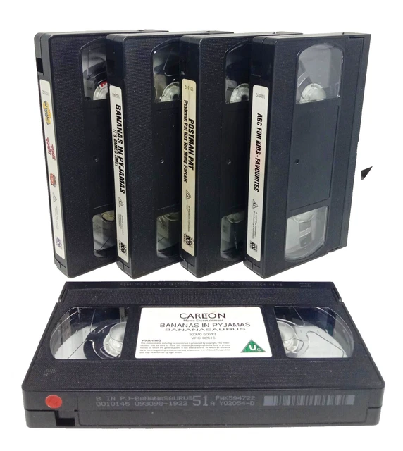 ABC FOR KIDS 5 x Bundle VHS PAL TESTED Brum, Bananas, Postman Pat, The ...