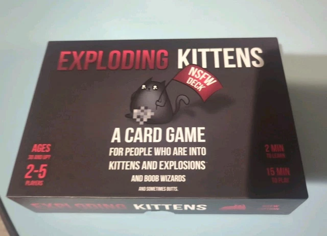 EXPLODING KITTENS CARD Game NSFW Edition Deck Fun Family Party Game $0. ...