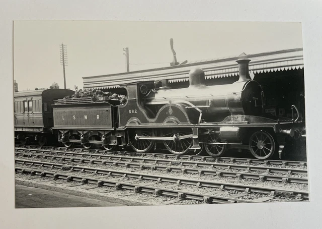 LSWR RAILWAY LOCOMOTIVE Photograph - X2 Class - 582 - D1090 £3.50 ...