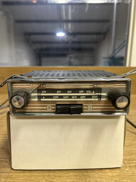 PHILIPS TRANSISTORISED CLASSIC Car Push Button Radio £25.00 - PicClick UK