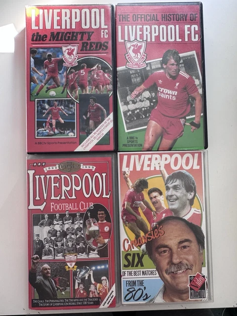 LIVERPOOL FOOTBALL CLUB VHS Tapes Official Collection Bundle Inc The ...