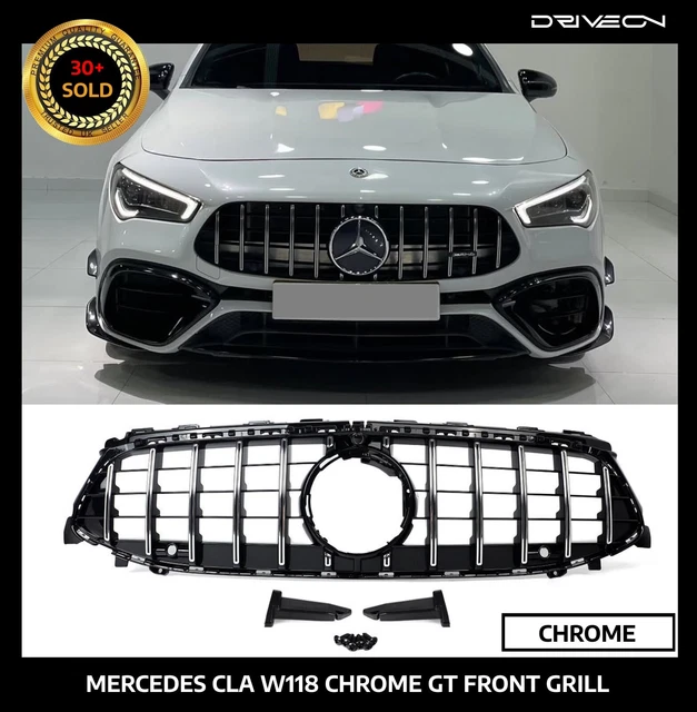 MERCEDES CLA W118 C118 2019+ Front Grill Grille Chrome Panamericana Gt ...