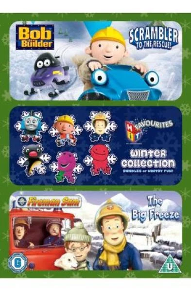 BOB THE BUILDER Fireman Sam Triple Dvd Box Set Kids Christmas Gift Idea ...
