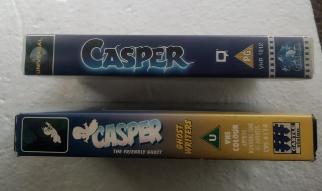 CASPER THE FRIENDLY film + Ghost Writers 1950s video 7 episodes + 1995 ...