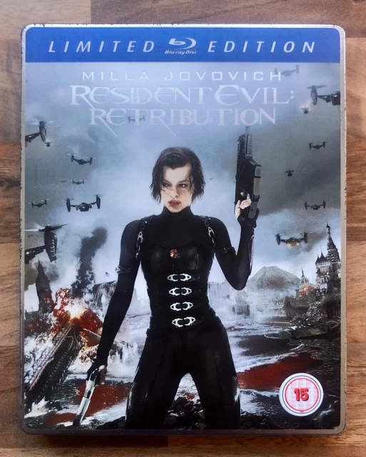 RESIDENT EVIL - Retribution - Limited Edition Blu-Ray Steelbook - Milla ...