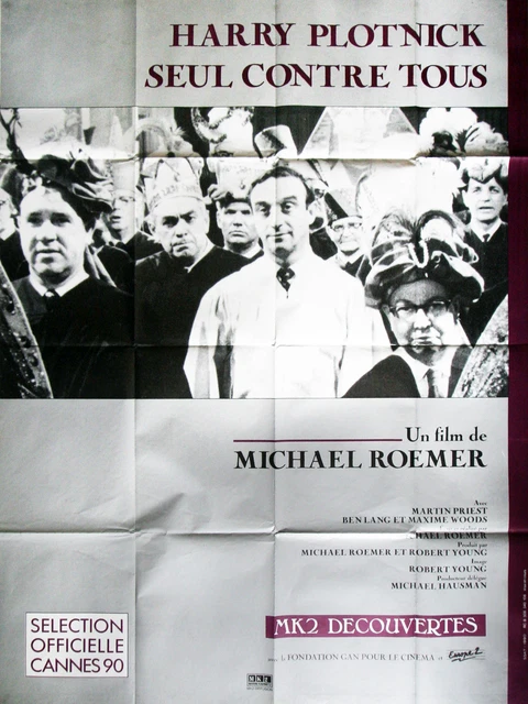 AFFICHE PLIÉE 120X160CM HARRY PLOTNICK SEUL CONTRE TOUS (1970) Michael ...