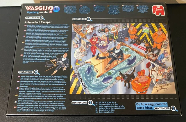 WASGIJ NO13 A Purrrfect Escape Mystery Jigsaw Puzzle 1000 Pieces - RARE ...
