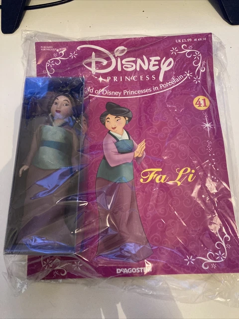 Deagostini Disney Princess Fa Li Porcelain Doll Figurine Issue 41 Mulan