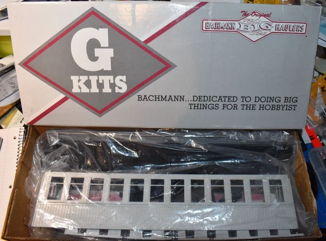 BACHMANN BIG HAULER G Scale Kit - Classic Coach with Interior Light $50 ...