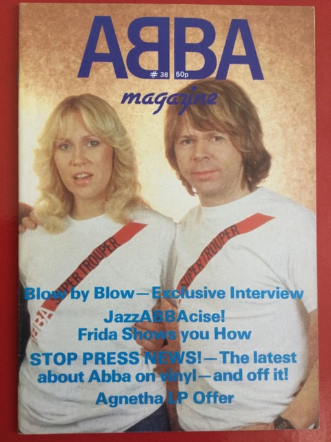 ORIGINAL UK ABBA Magazine #38 - August 1981 *Voyage Agnetha Frida Pin Up Poster EUR 9,31 ...