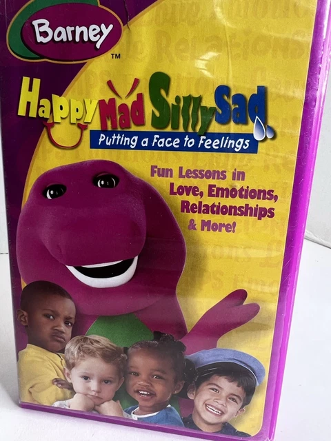 BARNEY HAPPY MAD silly sad vhs Vintage $15.00 - PicClick CA