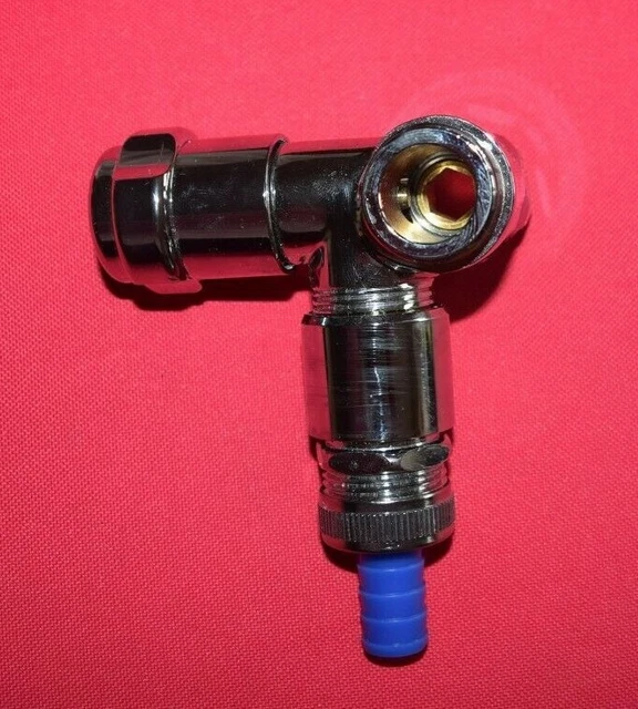 GROHE WAS VALVE "Battery" Chrome Plated 1/2-Inch, DN 20, Connector Left ...