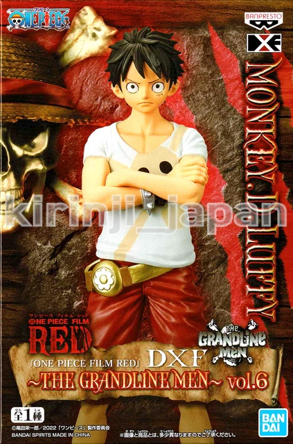 FIGURINE LUFFY ONE Piece FILM ROUGE DXF THE GRANDLINE HOMMES vol.6 ...