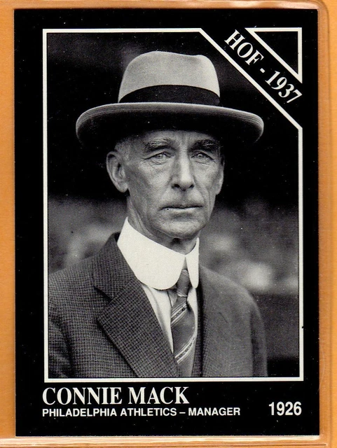 CONNIE MACK-PHILADELPHIA ATHLETICS/1991 Conlon Collection-Baseball Card ...