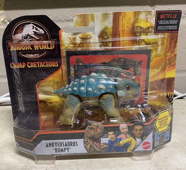 JURASSIC WORLD PARK Camp Cretaceous Ankylosaurus BUMPY Dinosaur Figure ...
