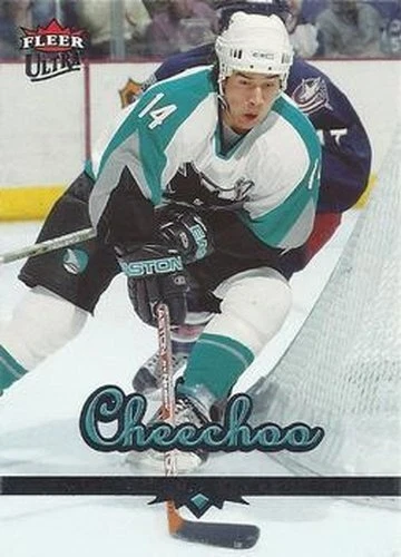 #162 JONATHAN CHEECHOO - Sharks de San Jose - 2005-06 Ultra Hockey EUR ...