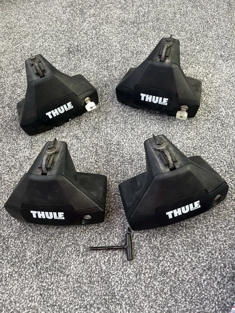 THULE EVO CLAMP Footpack 7105 - Pack of 4 with Locks & Keys £73.52 ...