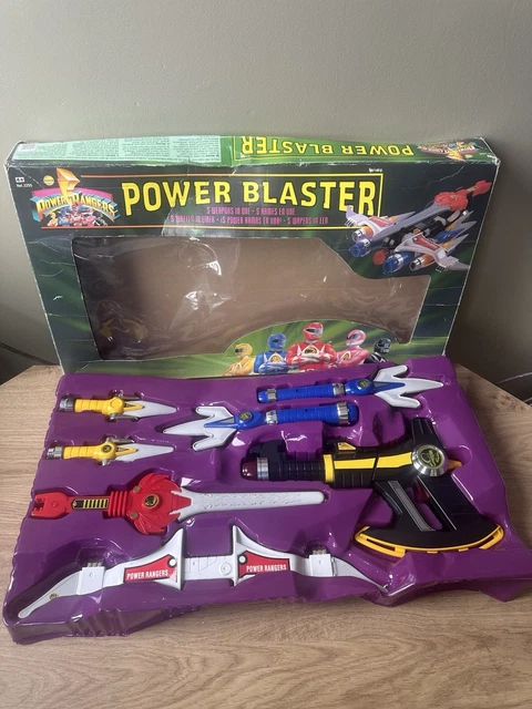 POWER RANGERS MIGHTY Morphin Power Blaster 5 in 1 Weapons Complete in ...