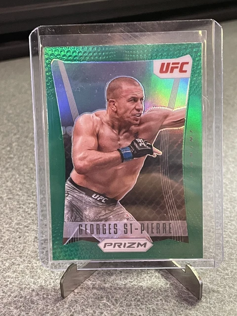 GEORGES ST-PIERRE 2022 Panini Prizm UFC MMA #10 Prizm Flashback Vert ...