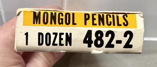 VINTAGE NEW OLD Stock Eberhard Faber Inc Mongol 482 #2 Pencils SIX ...