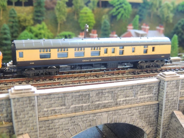 LIMA N GAUGE GW LIVERY CARRIAGE 5104 chocolate and cream £10.08 ...
