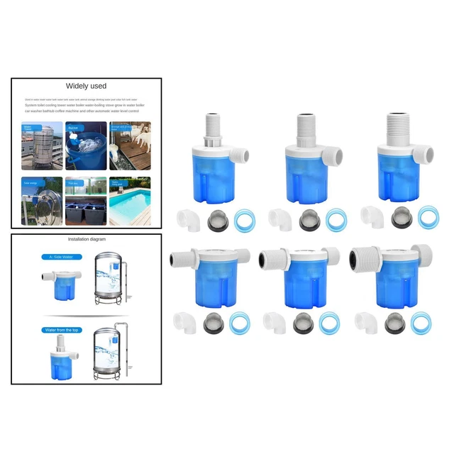 AUTOMATIC WATER CONTROL Float Water level Inlet Water for Solar Energy ...