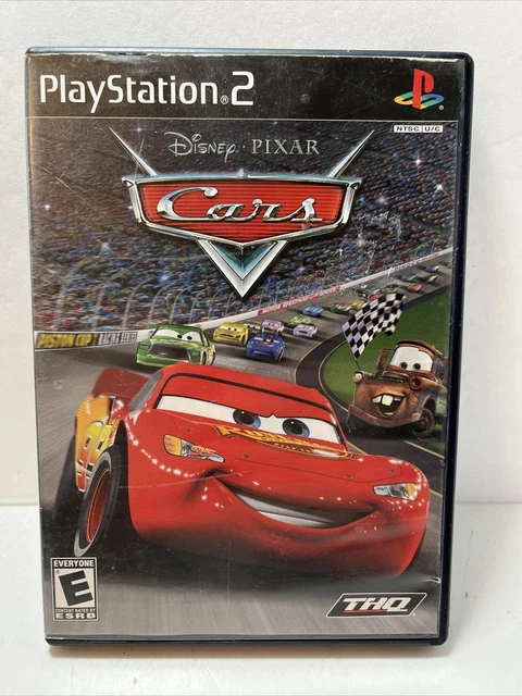 DISNEY PIXAR CARS (Sony PlayStation 2, PS2 Game 2006) Complete w ...