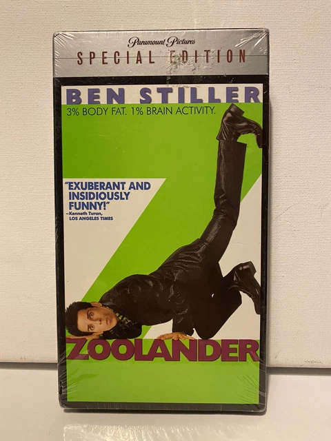 **SEALED** ZOOLANDER VHS (Paramount Pictures Special Edition) Ben Stiller 2001 $40.00 - PicClick CA