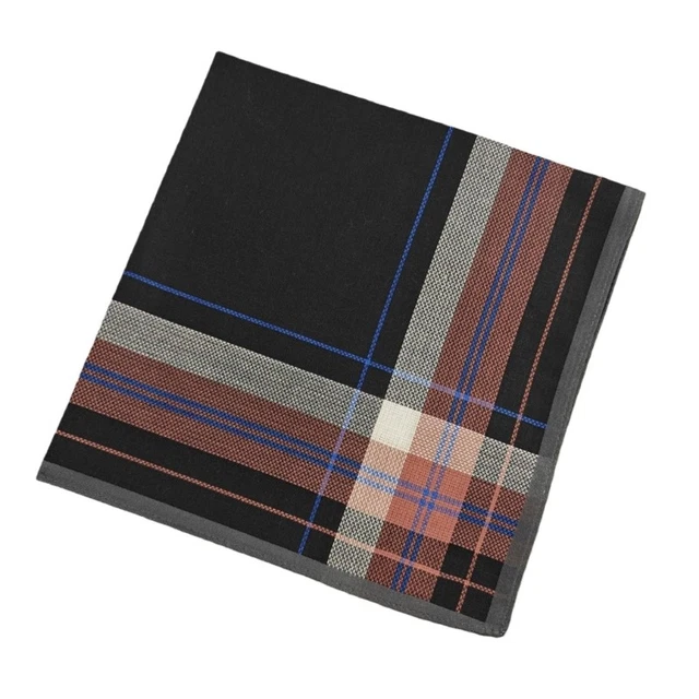 CLASSICAL STRIPED HANDKERCHIEF for Gentlemen Cotton Kerchief Safe ...