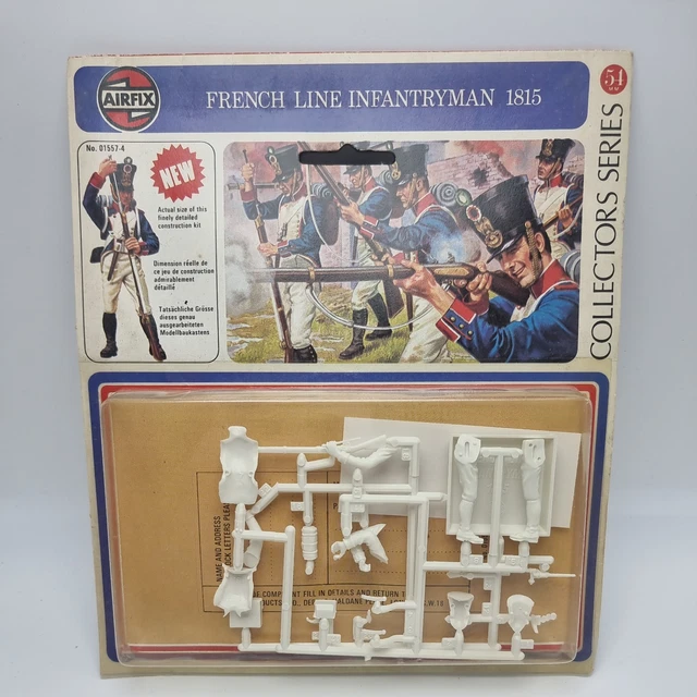 VINTAGE 1974 AIRFIX French Line Infantryman 1815 Collectors Series ...