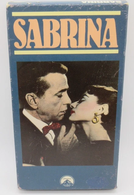 SABRINA VHS VIDEO Movie, Humphrey Bogart, Audrey Hepburn, William ...