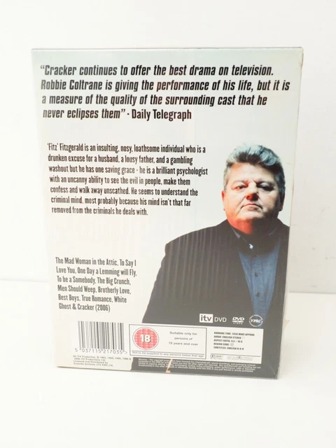 CRACKER COMPLETE SERIES itv DVD Boxset Collection EUR 22,10 - PicClick IT