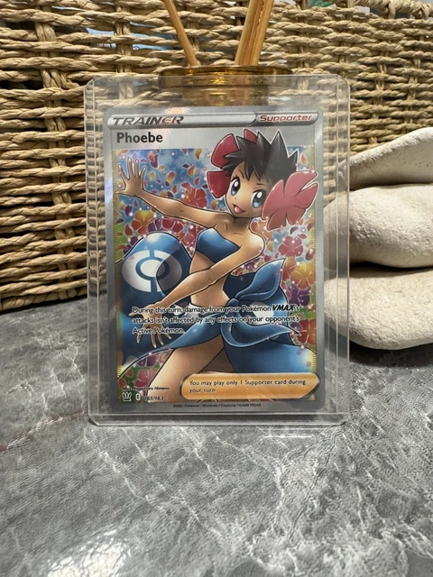 POKÉMON TCG PHOEBE Full Art Trainer Battle Styles 161/163 NM/Mint £19. ...